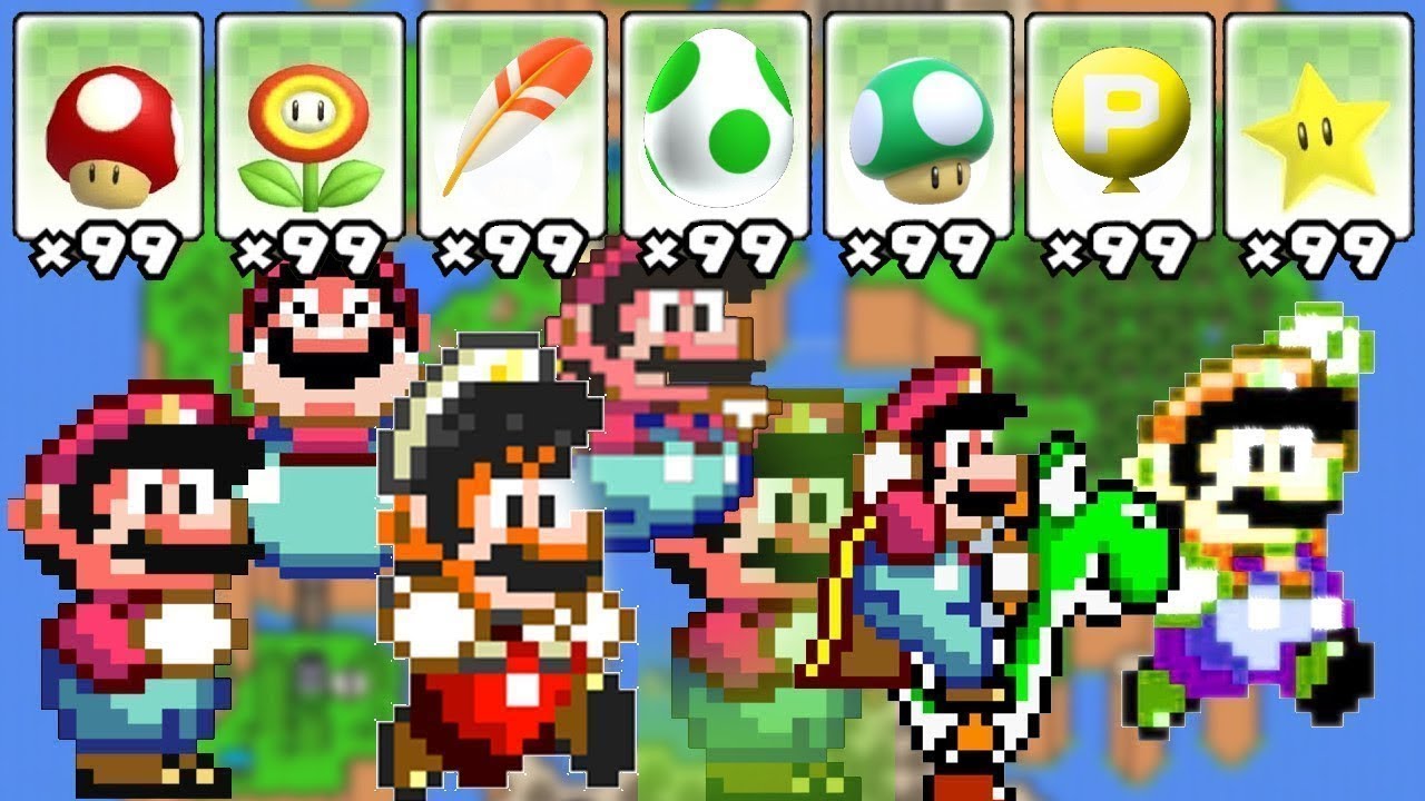 All Power Ups Super Mario World - YouTube