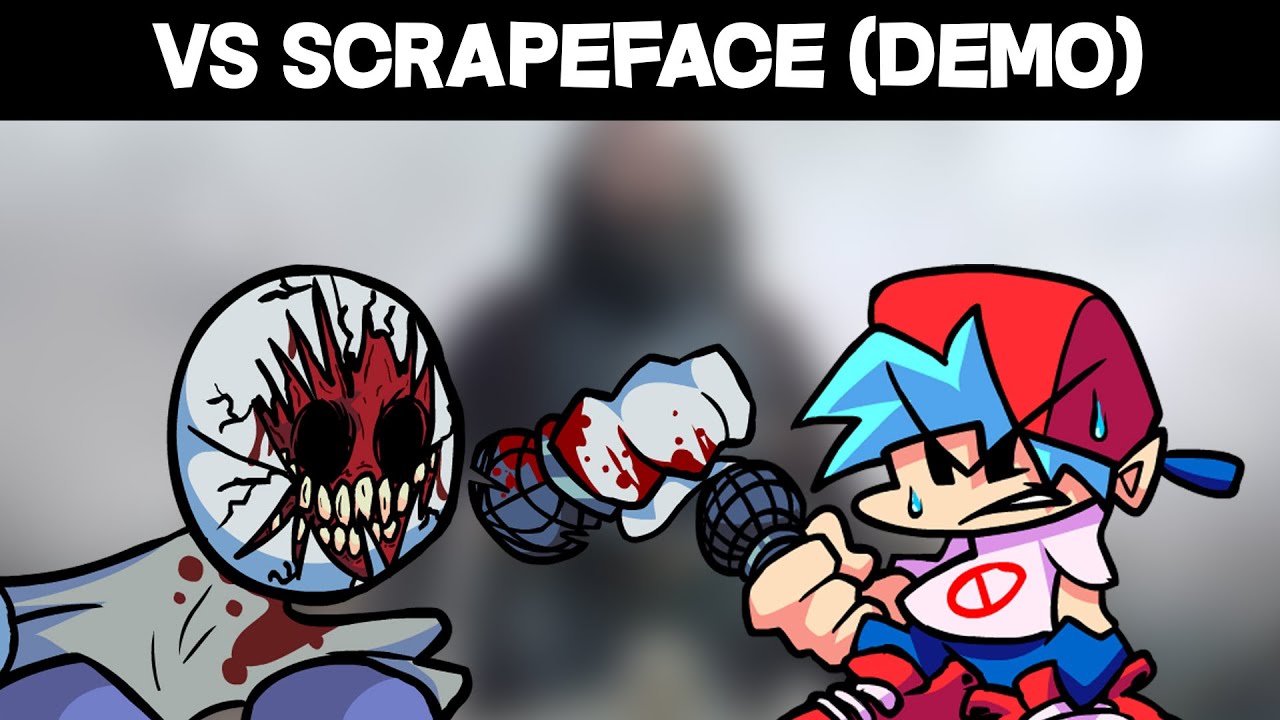 scary but music nice | Friday Night Funkin Mod Showcase VS SCRAPEFACE ...
