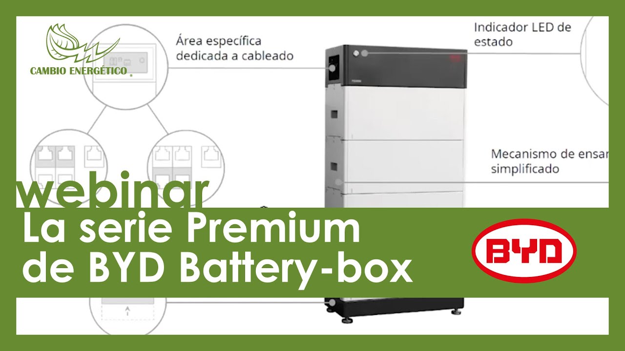Todo sobre la nueva serie Premium de BYD Battery-box (Webinar) - YouTube