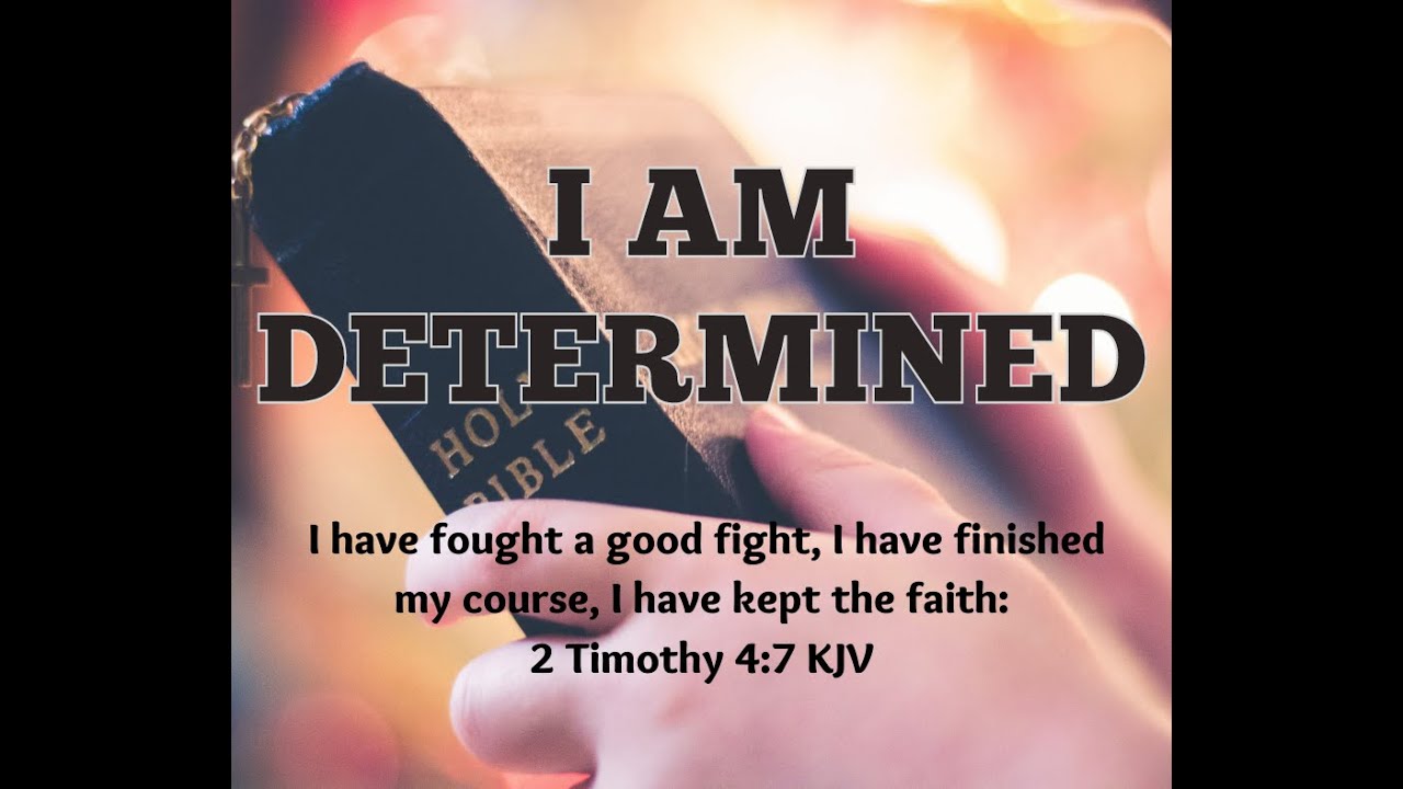 I AM DETERMINED - Minus one with lyrics - YouTube
