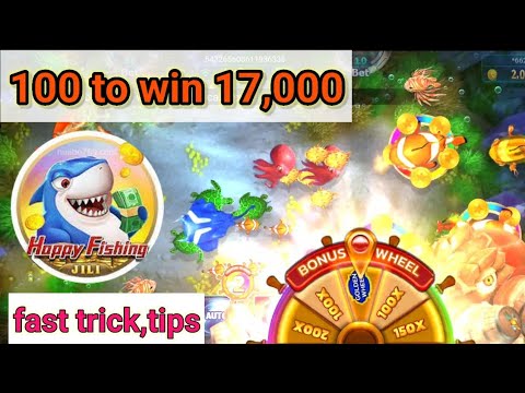 Happy fishing game trick and tips || win 17K || @Jiligameofficial  #games #jiligames #gameplay