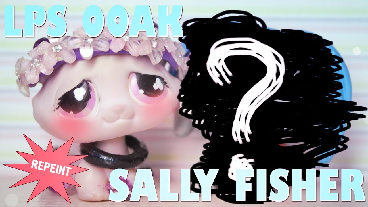 LPS OOAK - Салли Фишер. | Sally Fisher//Sally Face. | REPAINT. - YouTube