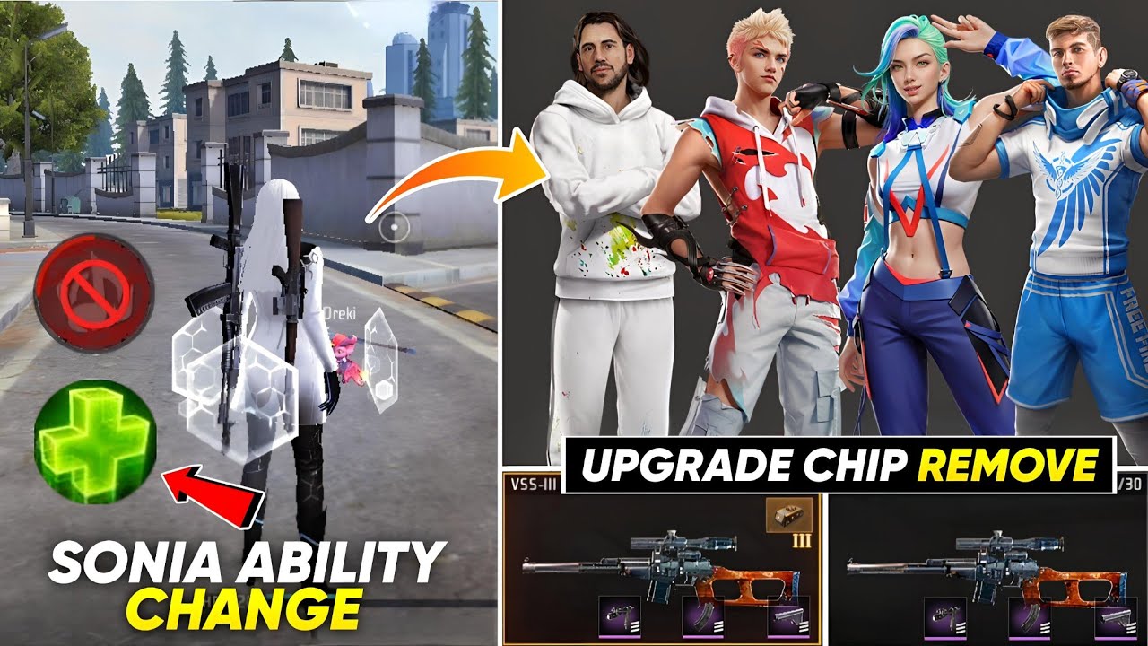 Sonia Character Ability Change🤯l OB49 New Changes Free Fire l Free Fire ...