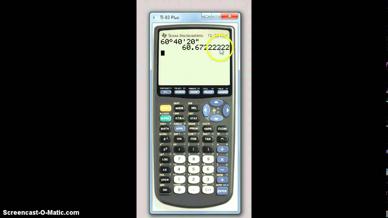 sin, cos en tan met TI-83+ - YouTube