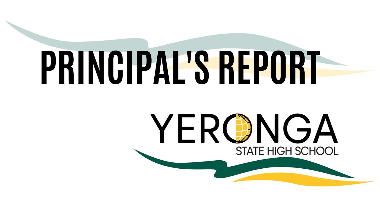 Principal's Report (Yeronga SHS Newsletter 18 Nov 2022) - YouTube