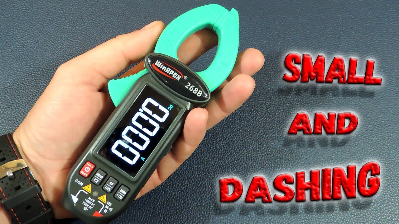 Digital clamp meter Winapex 268B. Current measurement from 2 mA, screen ...