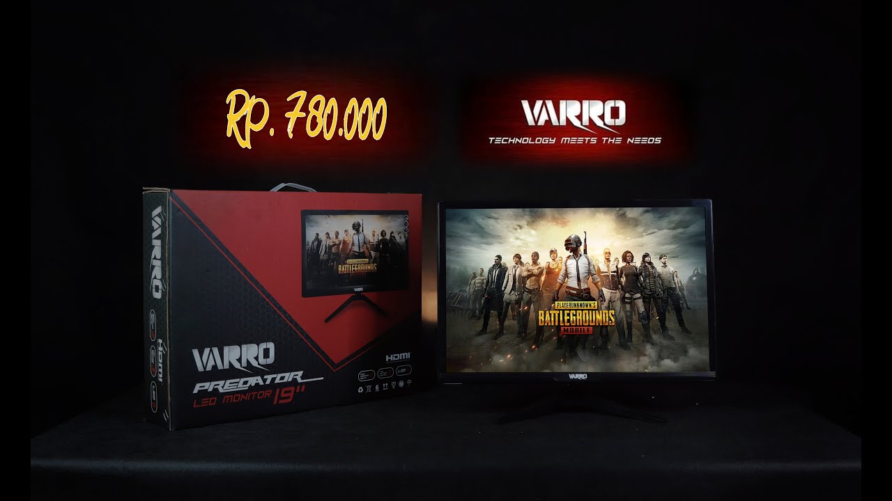 VARRO 19 INCH MONITOR GAMING MURAH - enjoy - YouTube