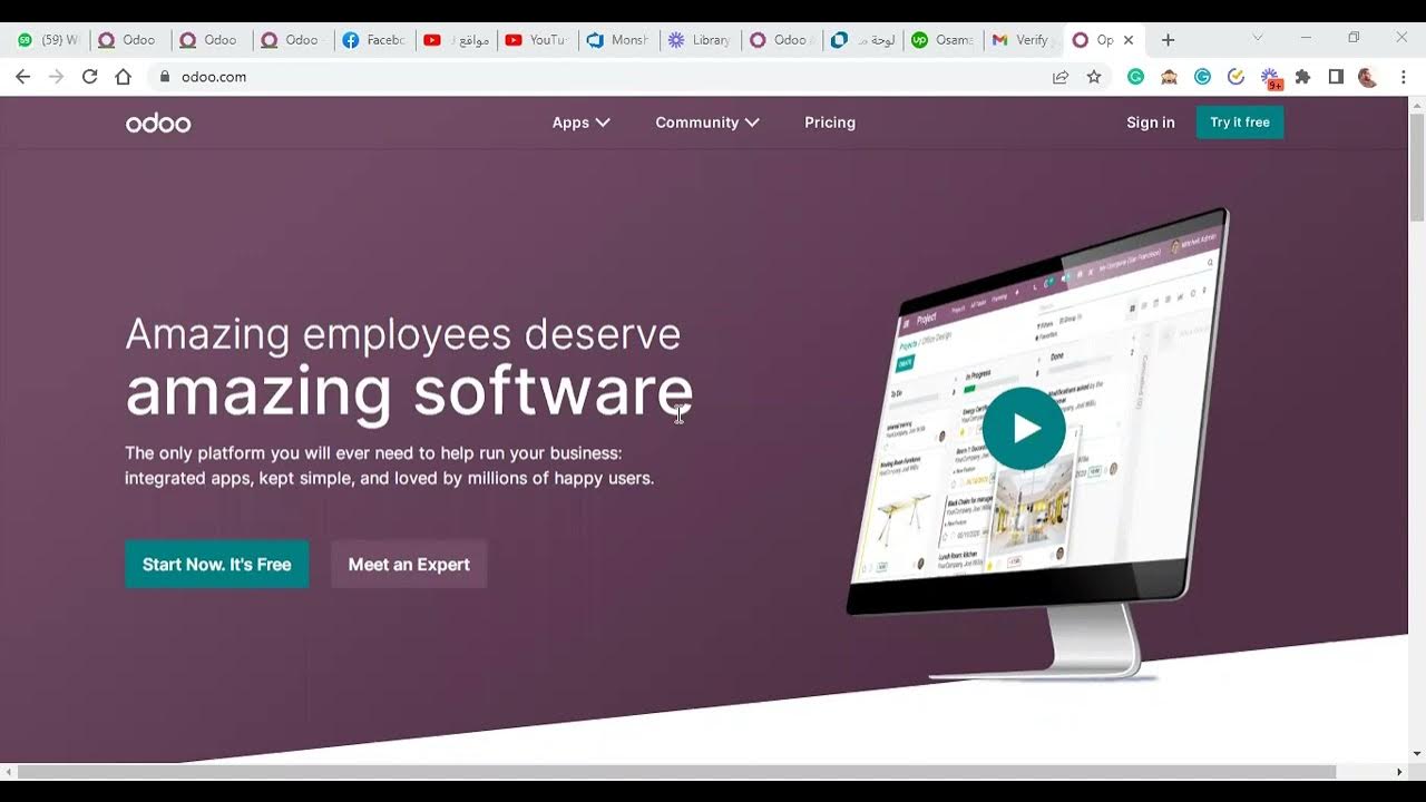 Odoo Introduction - YouTube