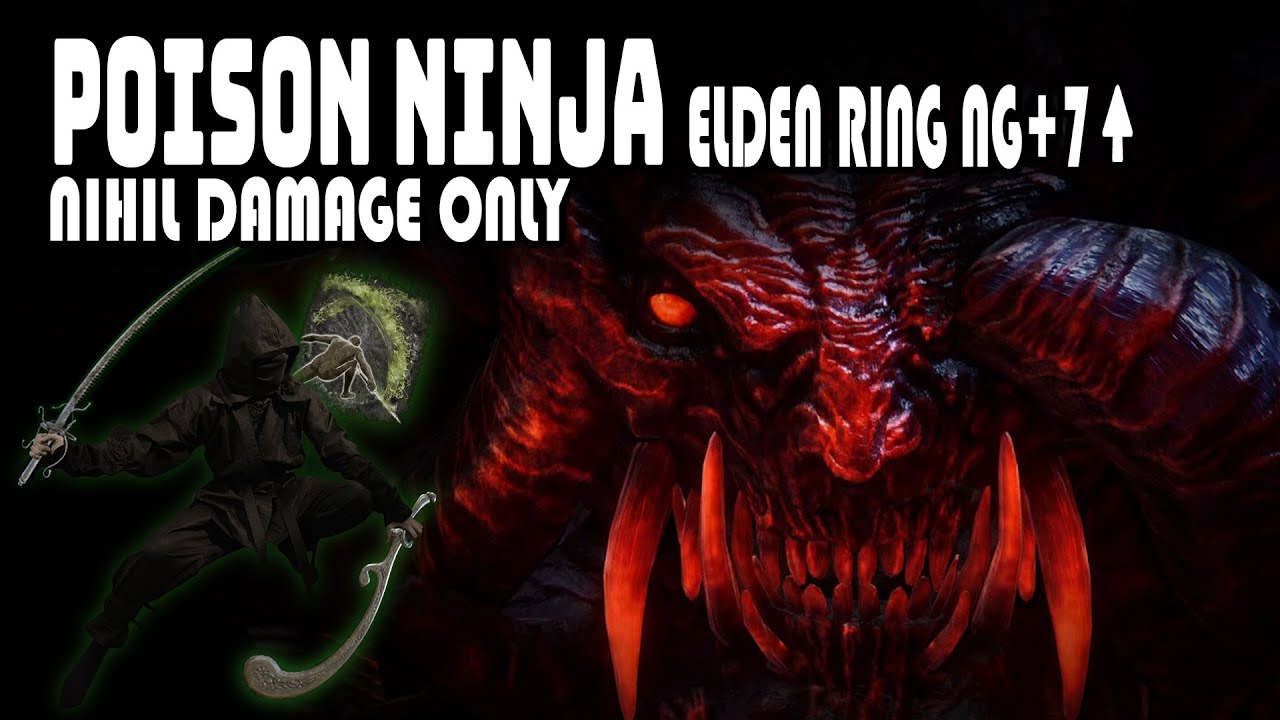 [NO DAMAGE] Poison Ninja vs. Mohg, Lord of Blood | ELDEN RING NG+7↑ ...