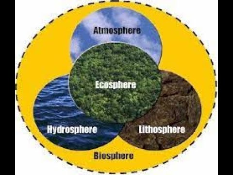 environmental segments || Atmosphere || Hydrosphere || Biosphere ...