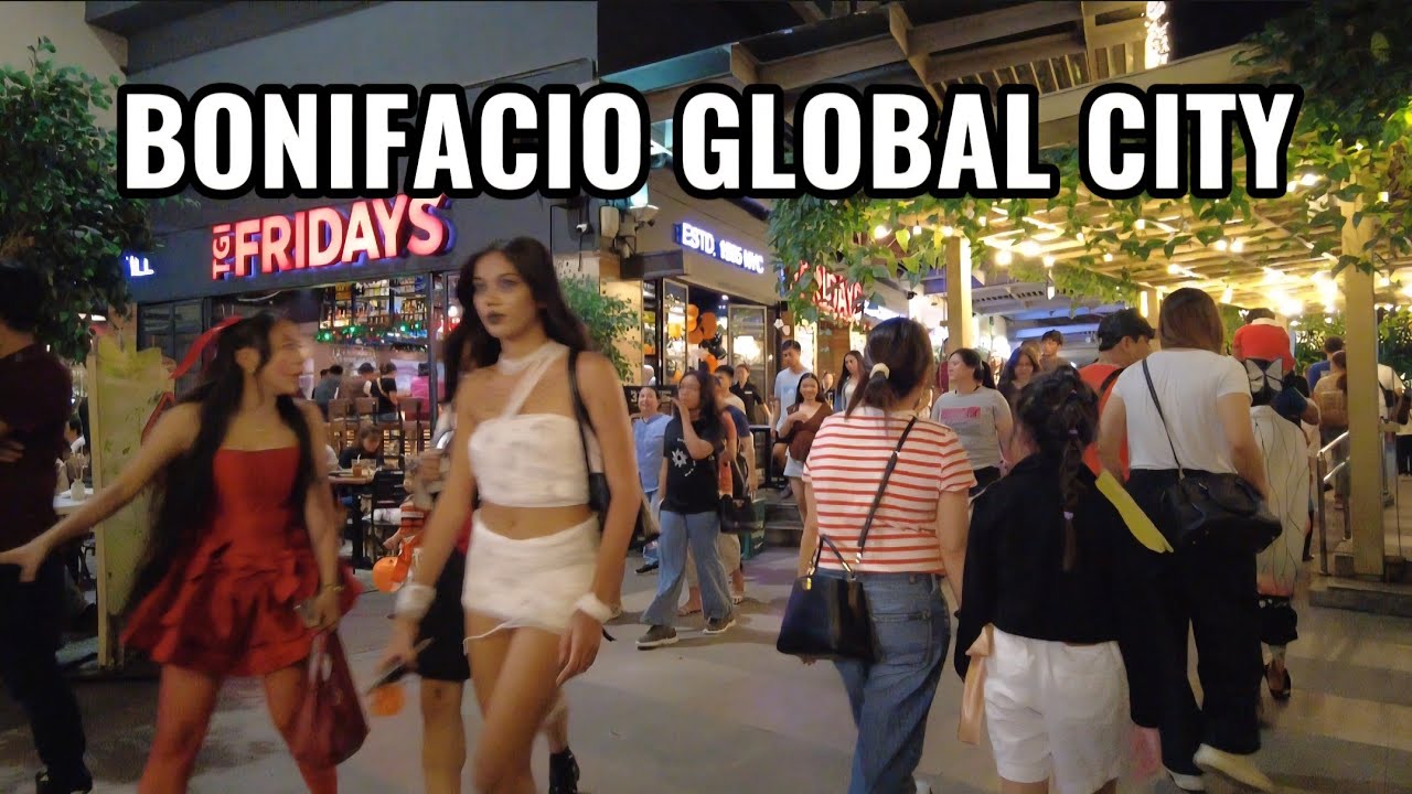 FILIPINO RICH LIFE | EVENING WALK IN BONIFACIO GLOBAL CITY (BGC) 2025 ...