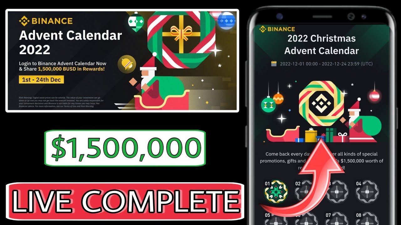 Binance Christmas $1,500,000 in Rewards | Binance Countdown to ...