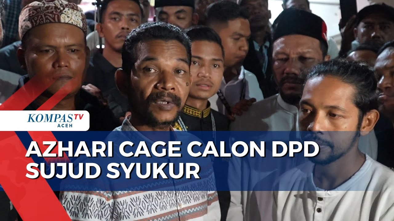 Azhari Cage Calon DPD Sujud Syukur - YouTube