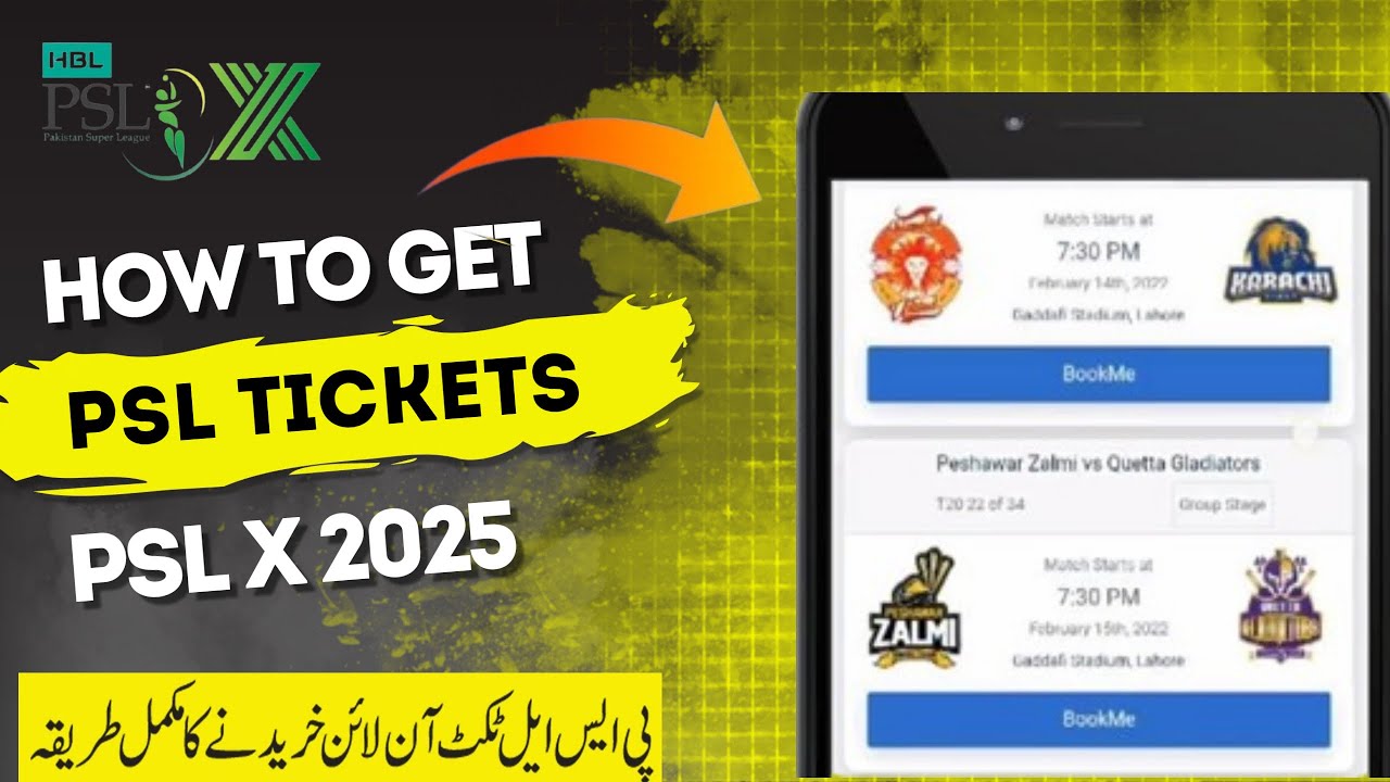 How To Buy PSL 10 Tickets Online in Pakistan | Book Pakistan Super ...