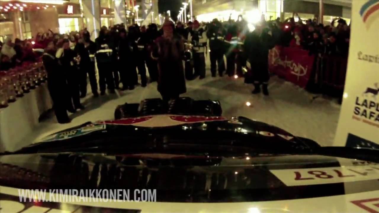 WRC : Kimi Raikkonen Arctic Lapland Rally 2010 Behind The Scenes - YouTube