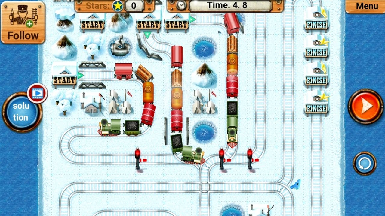 Rail Maze 2 Awesome Gameplay - Train Puzzle Game - Android Gameplay ...