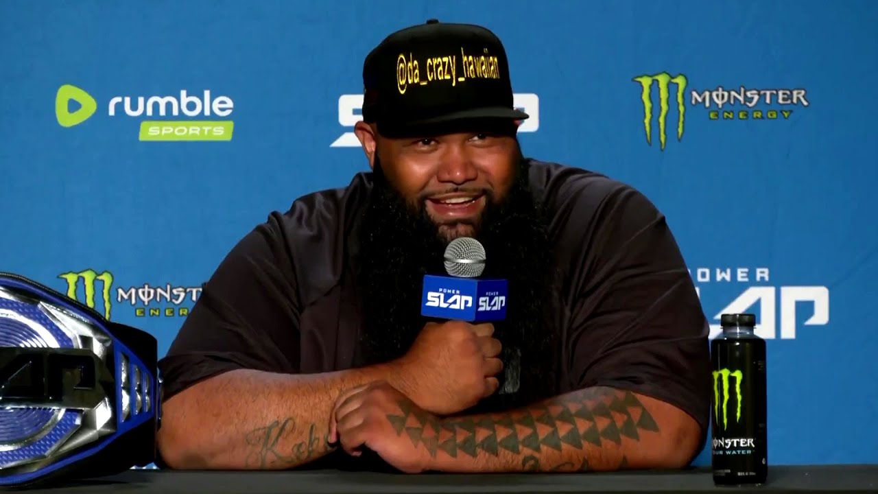 Da Crazy Hawaiian Post-Match Press Conference | Power Slap 5 - YouTube
