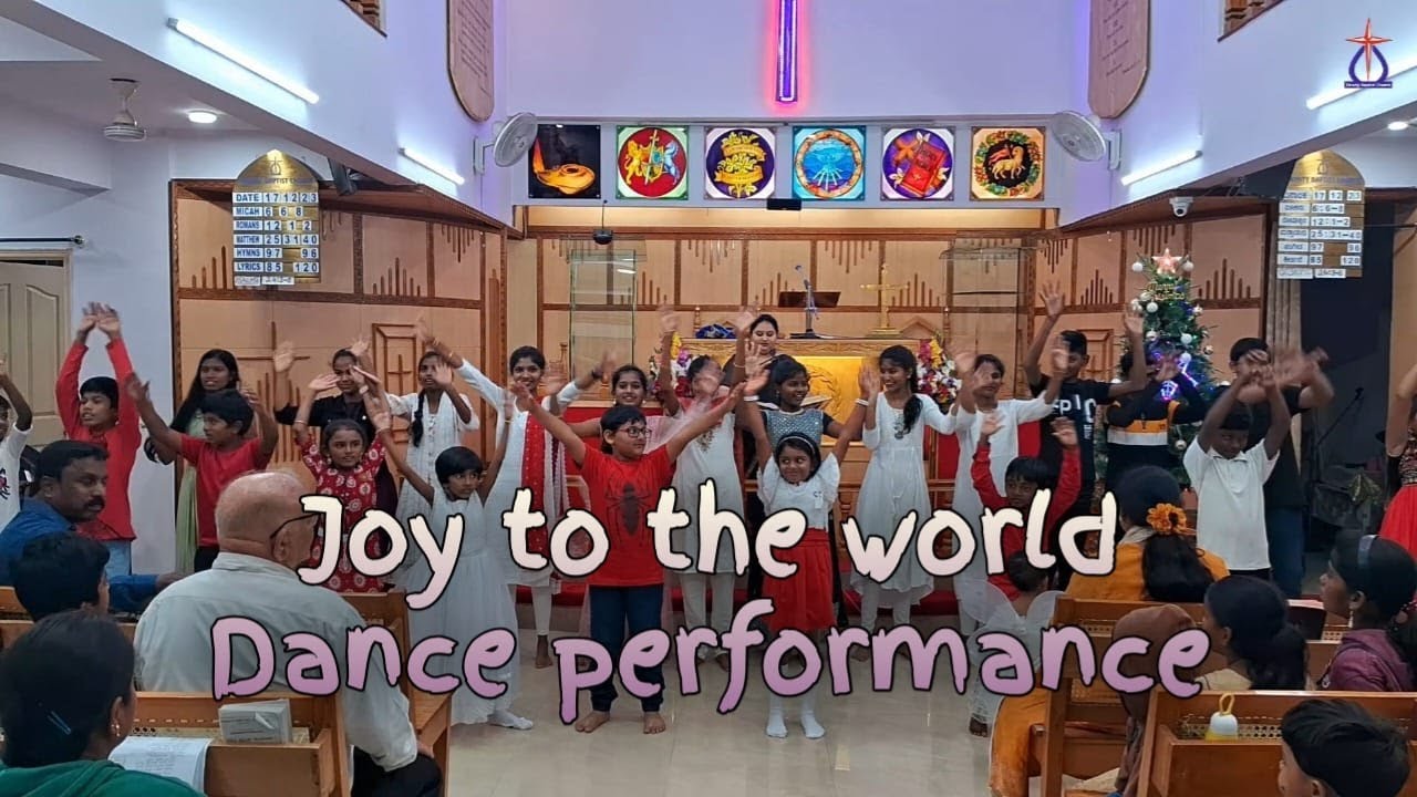 Joy To The World English Christian song Dance performance - Trinity ...