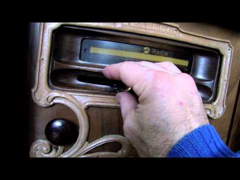 Talking machine , Radio RCA VICTOR 1930 - YouTube