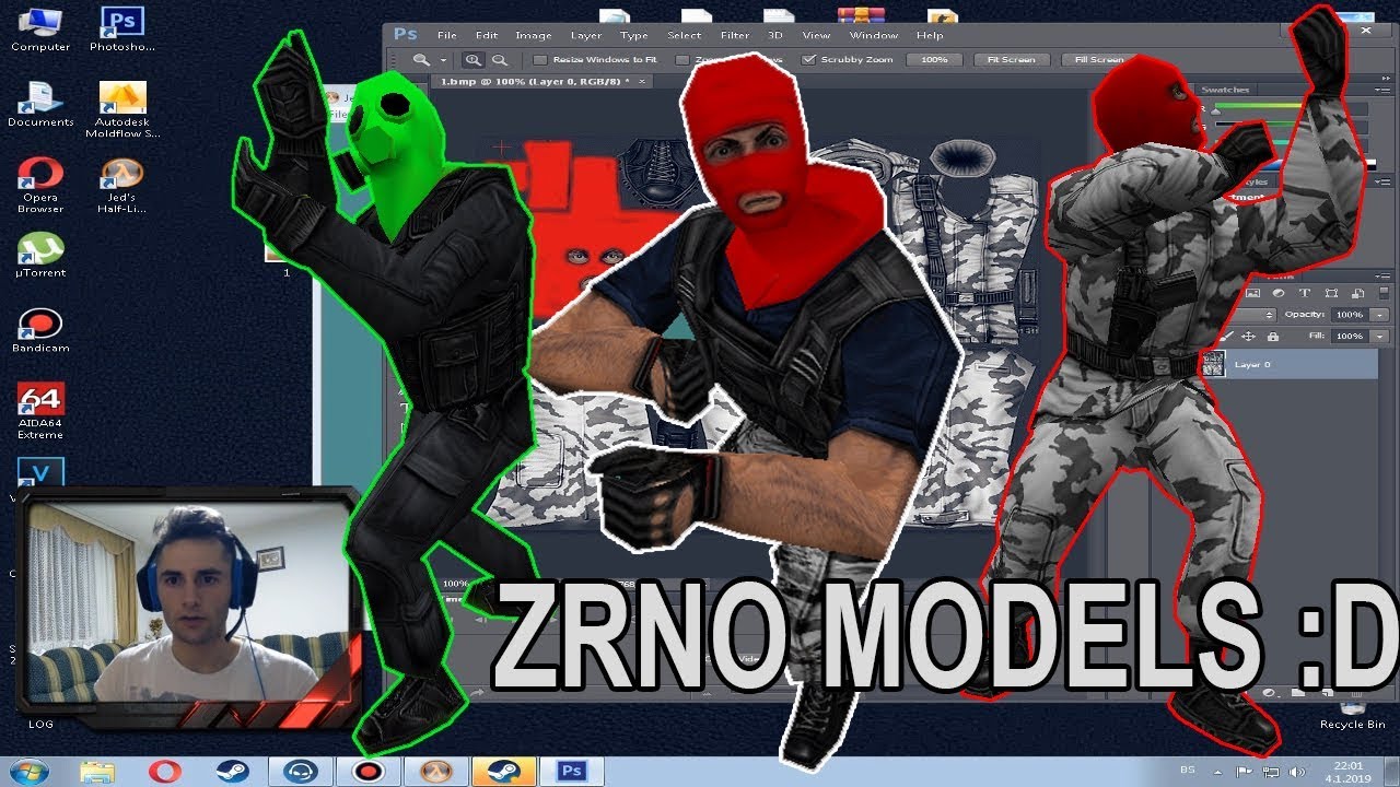Kako napraviti svoje CS 1.6 Player Modele - YouTube