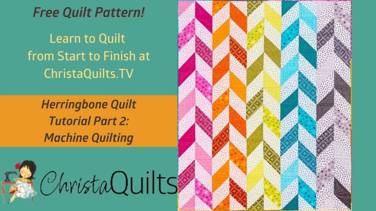 Free Quilt Pattern: Learn to Make Herringbone, Part 2 - YouTube