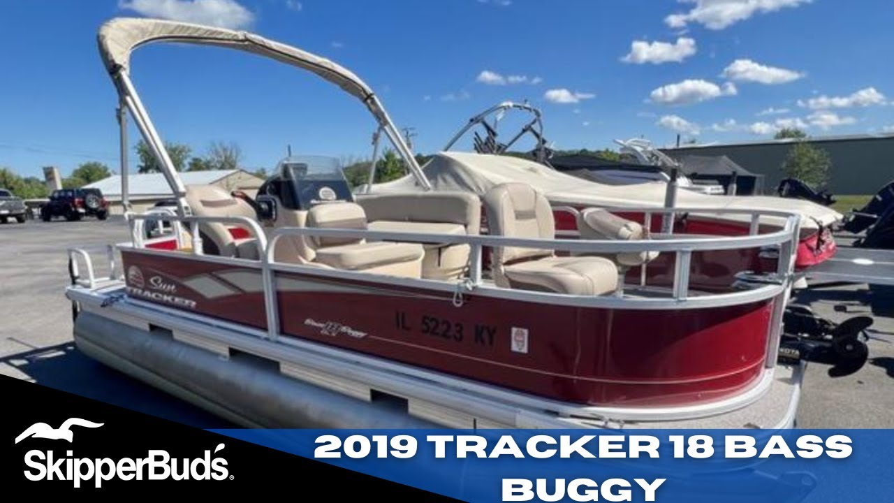 2019 Tracker 18 Bass Buggy Pontoon Tour SkipperBud's - YouTube