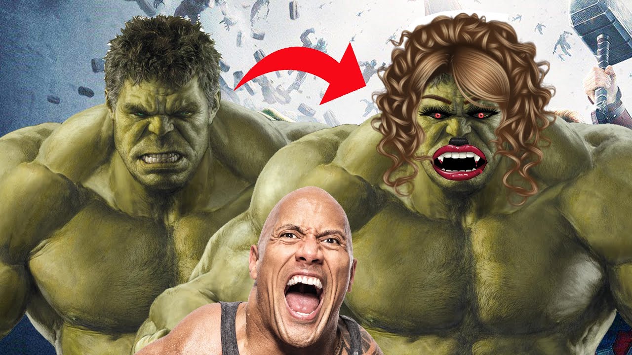 Funny HULK 😆😆😆 Funny makeup for the Hulk 😆 Funny Marvel Character - YouTube