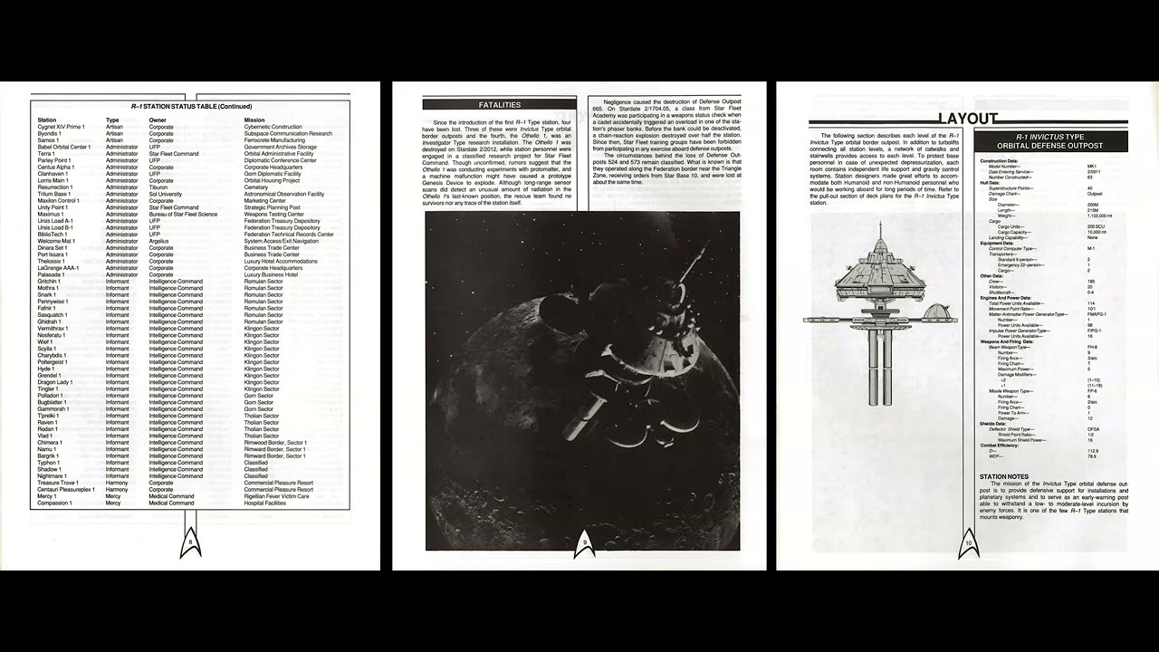 Regula 1 Deck Plans Star Fleet Command - YouTube