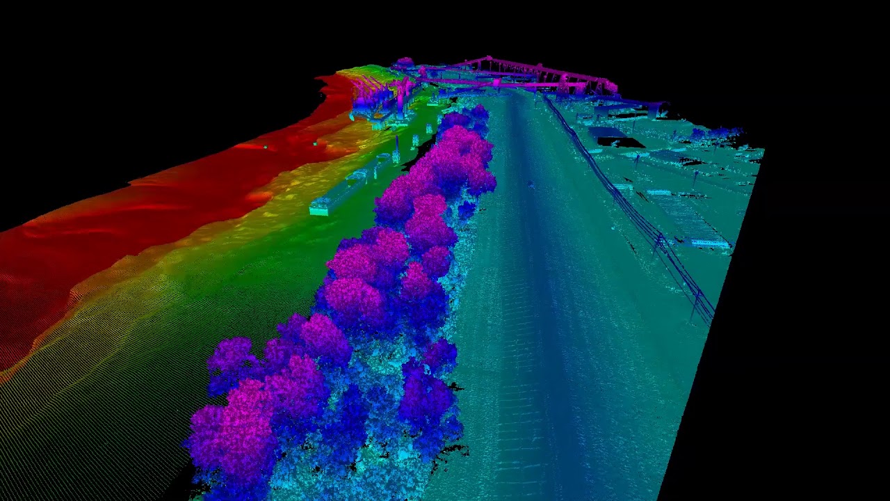Combining Hydrographic and Aerial LiDAR data - YouTube