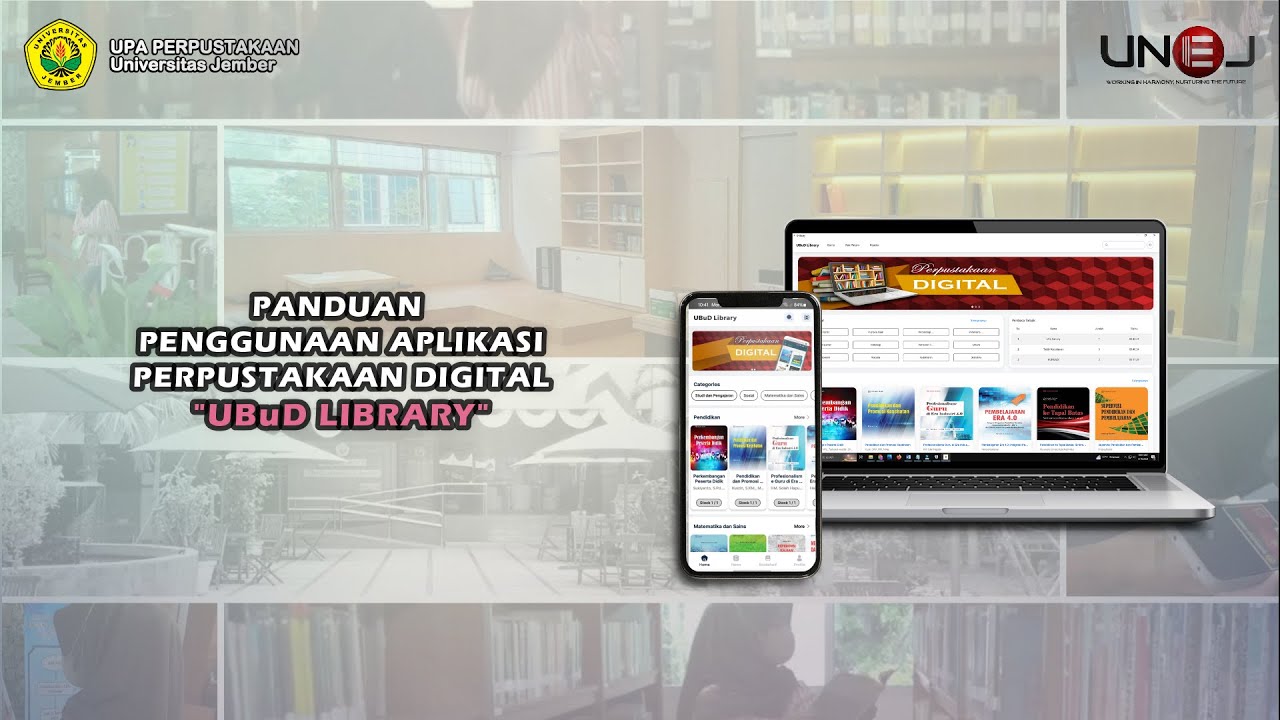 Panduan Install dan Penggunaan Aplikasi UBuD Library - YouTube