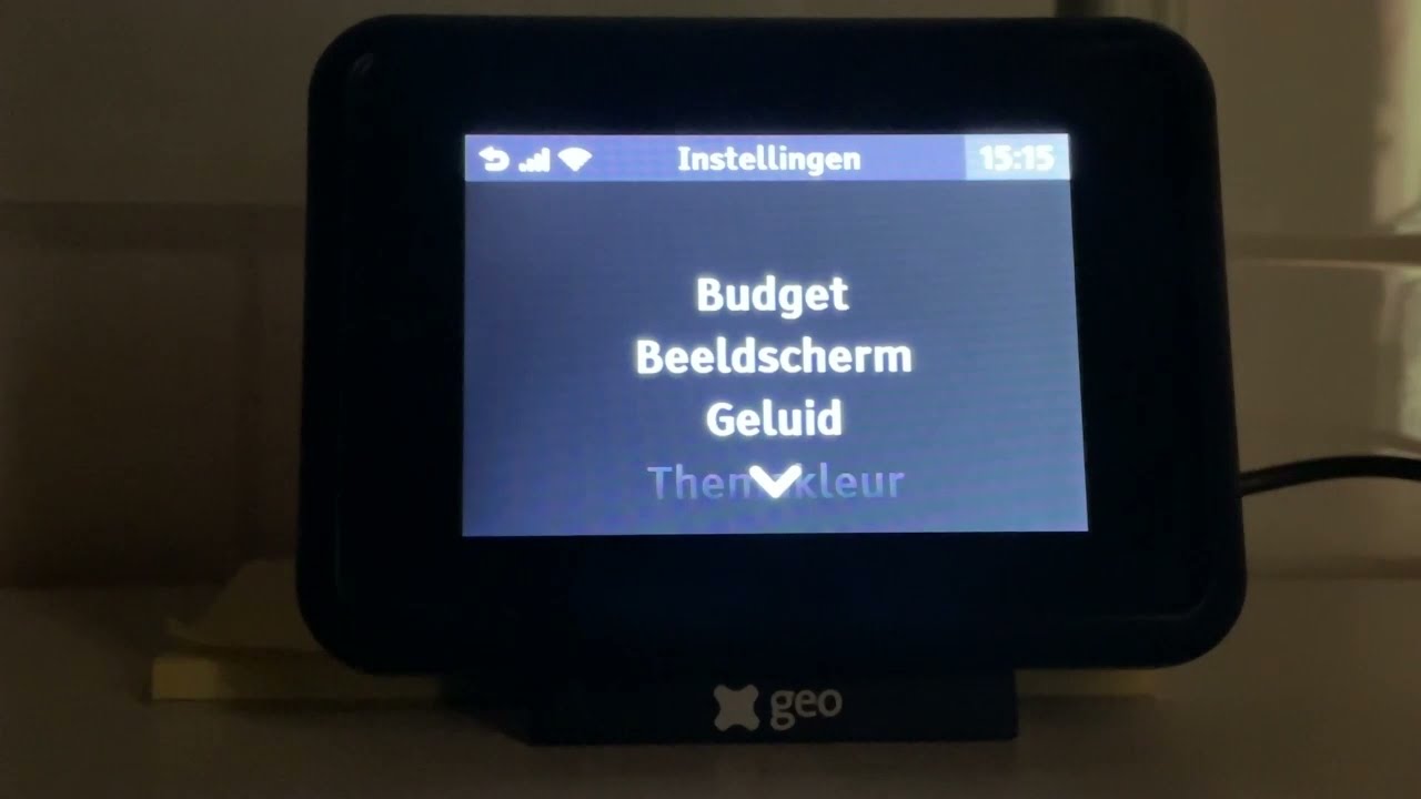 Instellingen - energiedisplay Geo Trio II (zonder zonnepanelen) - YouTube