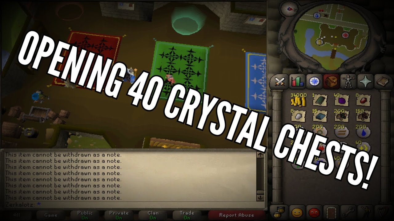 Runescape 2007: Loot from 40 Crystal Keys! - YouTube
