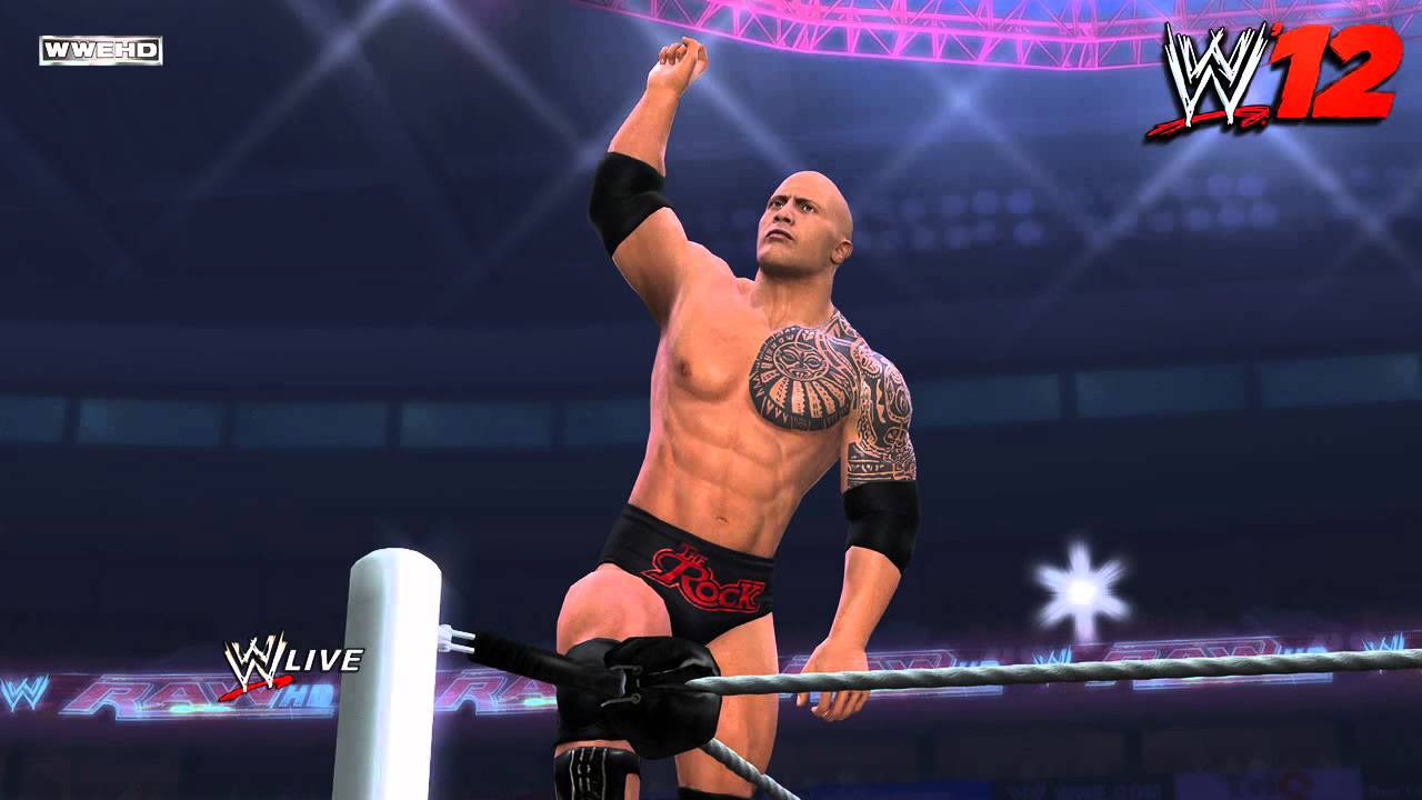Wwe 12: The Rock (The miz new attire) - YouTube