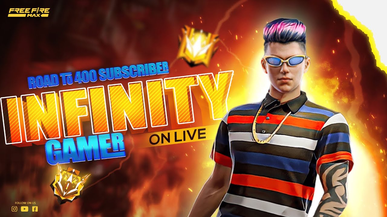 CUSTOM OR RANKED | FREE FIRE LIVE | INFINITY GAMER🔴| ROAD TO 400 SUBS ...