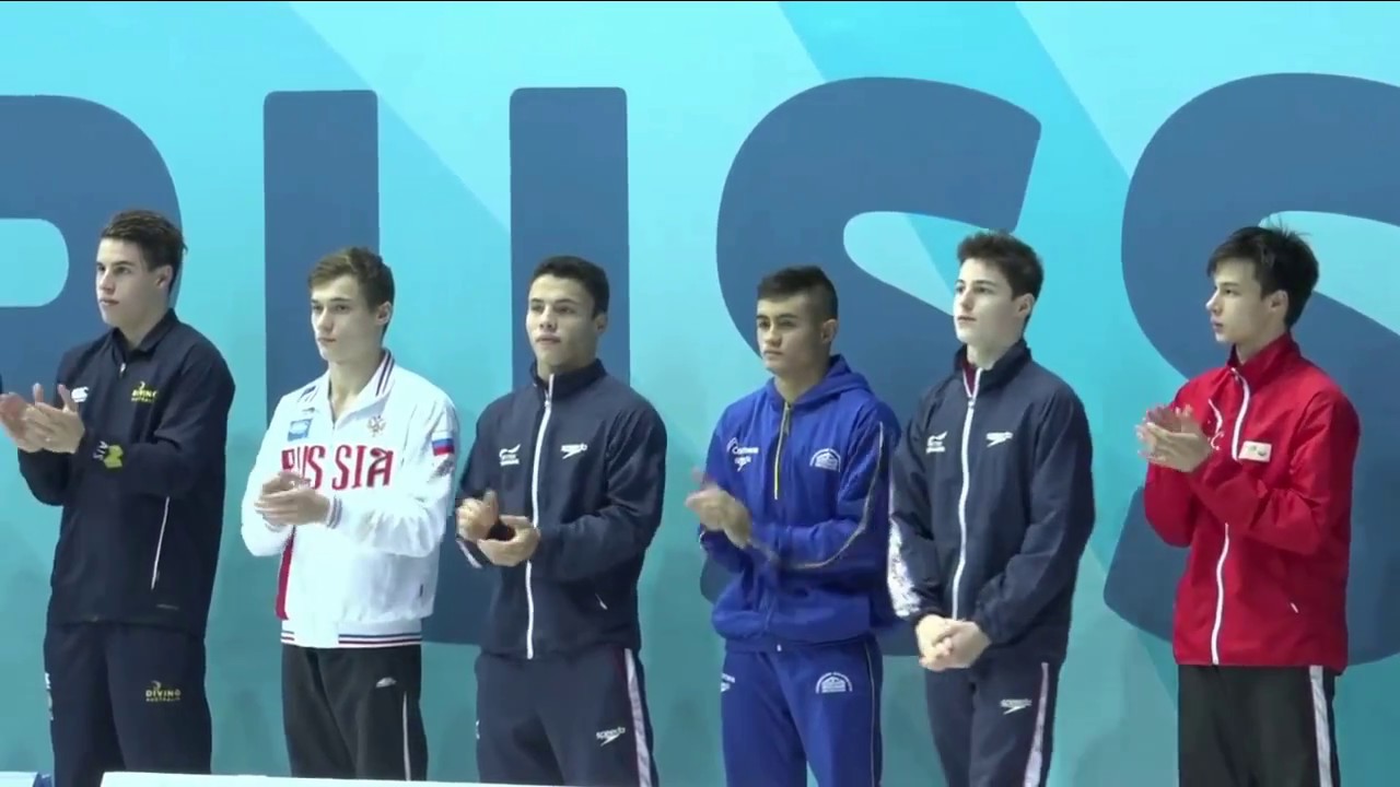 Greg Duncan 2016 World Junior Diving Championship 1m Finals - YouTube
