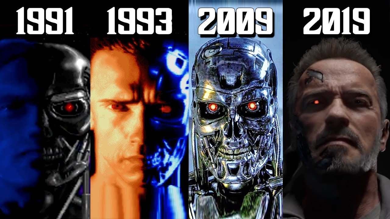 The Evolution of The Terminator in Video Games! (1991-2019) - YouTube