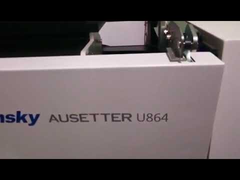 AMSKY U864 CTP MACHINE - YouTube