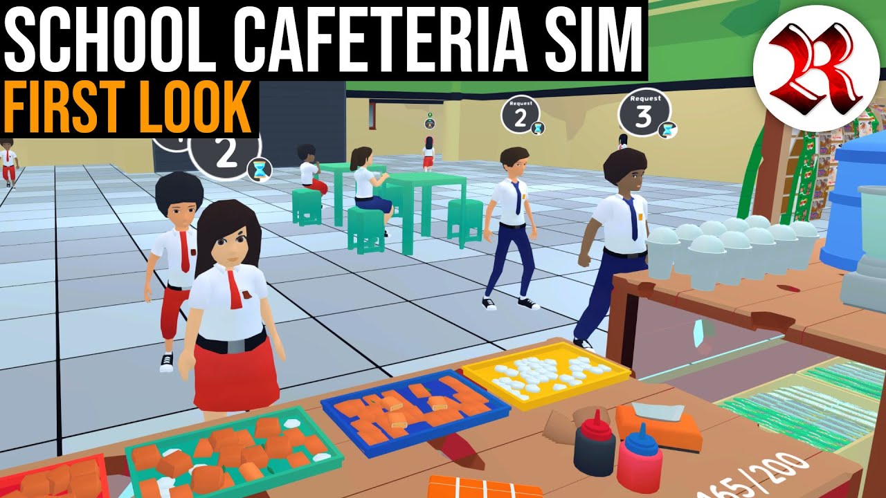 School Cafeteria Simulator | Managing A Cafe and Misbehaving Students ...