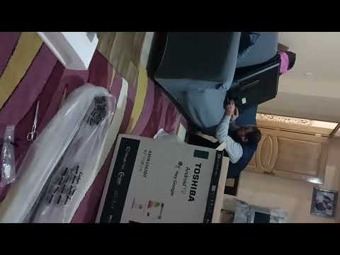 Ptt avm den aldığım 43 ''108 ekran Toshiba android TV kutu açılımı ve hızlı kurma 