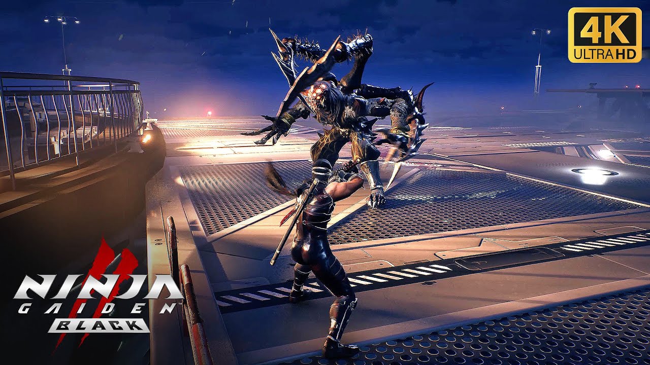 Shadow Ninja Rasetsu Boss Fight - Ninja Gaiden 2 Black Chapter 1 - YouTube