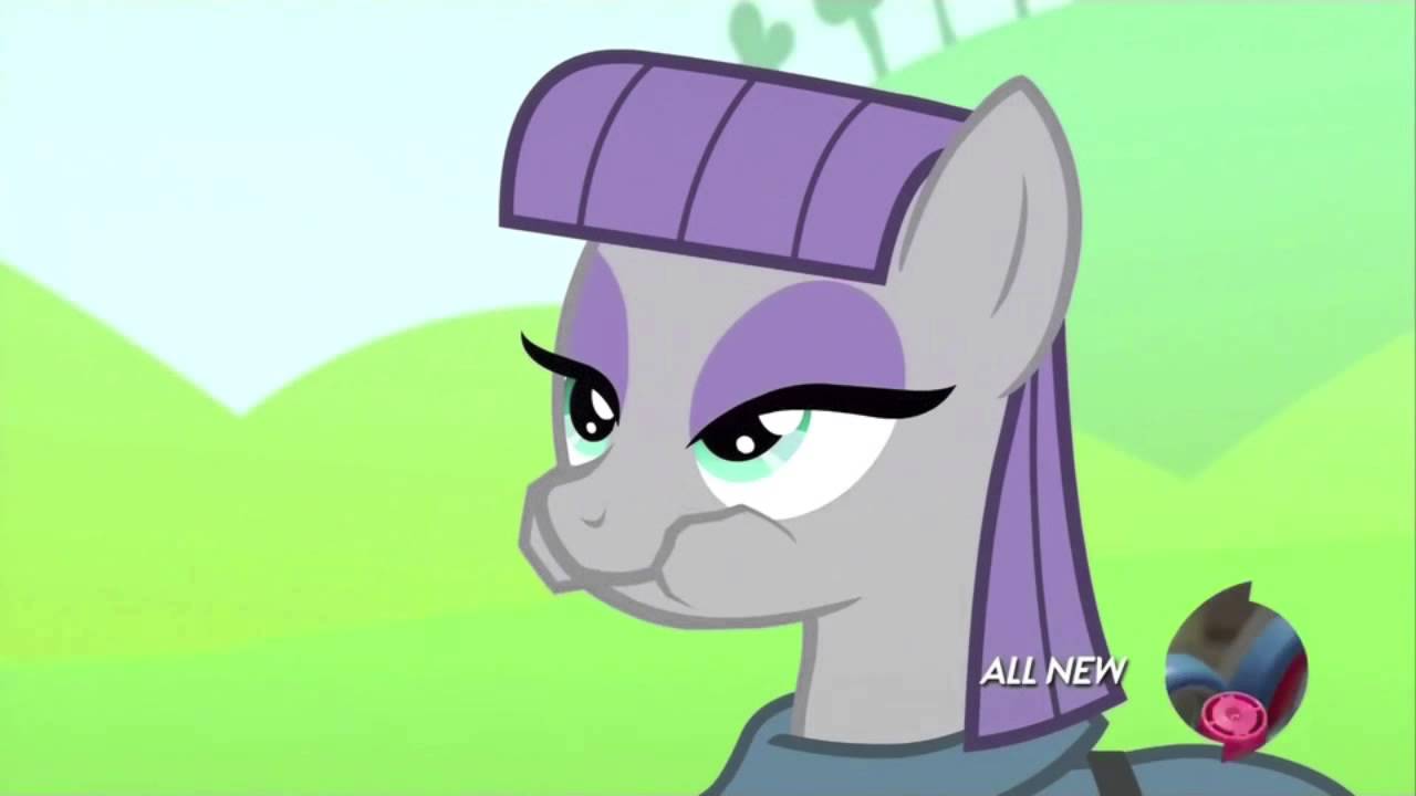 Maud Pie eating rock - YouTube