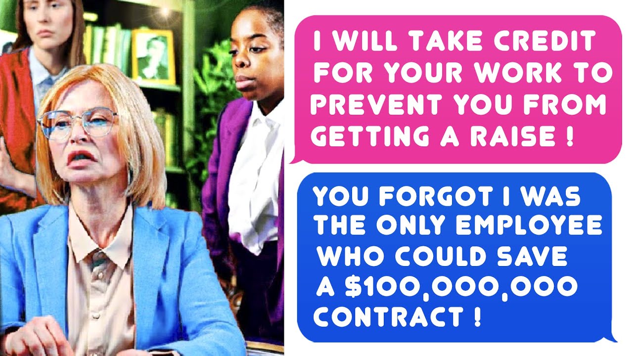 Boss Took Credit For My Work. I Was The Only Employee Who Could Save a ...