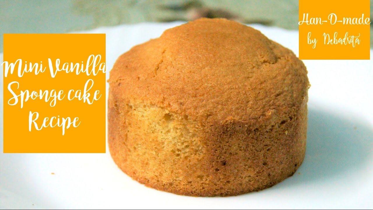MINI VANILLA SPONGE CAKE FOOLPROOF RECIPE |How to make basic sponge ...