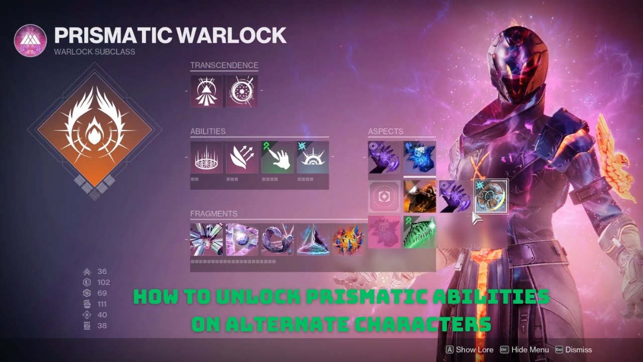 How to unlock Prismatic Abilities on Alternate Character in Destiny 2 ...