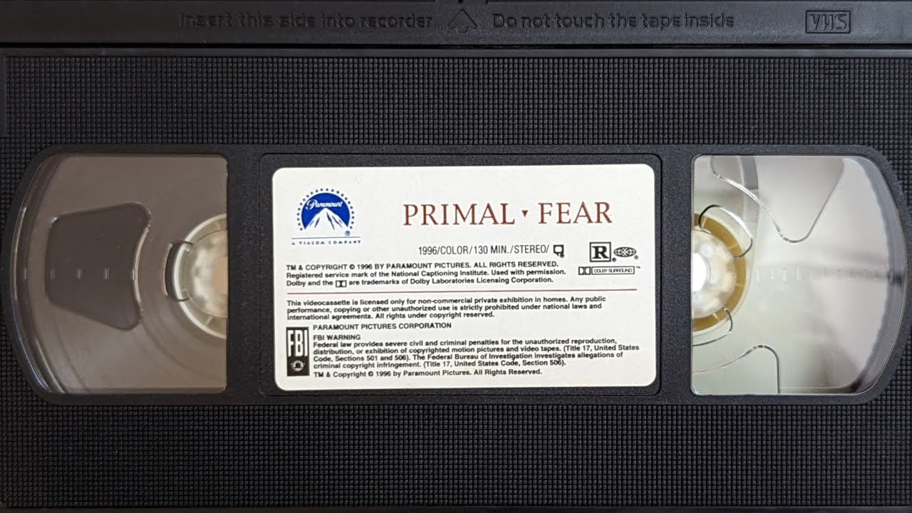 Primal Fear VHS Pre-Show - YouTube