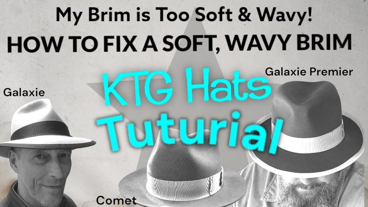 My Fedora Brim is Too Soft & Wavy! - How Can I Fix it Myself? - Kevin ...