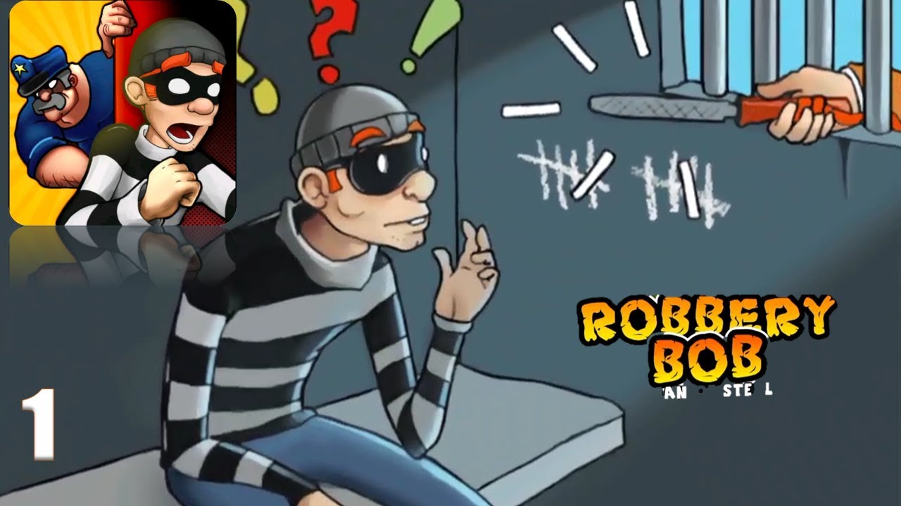 Robbery Bob: The boss thief~ Gameplay walkthrough 1 - level 1 to 10 ...
