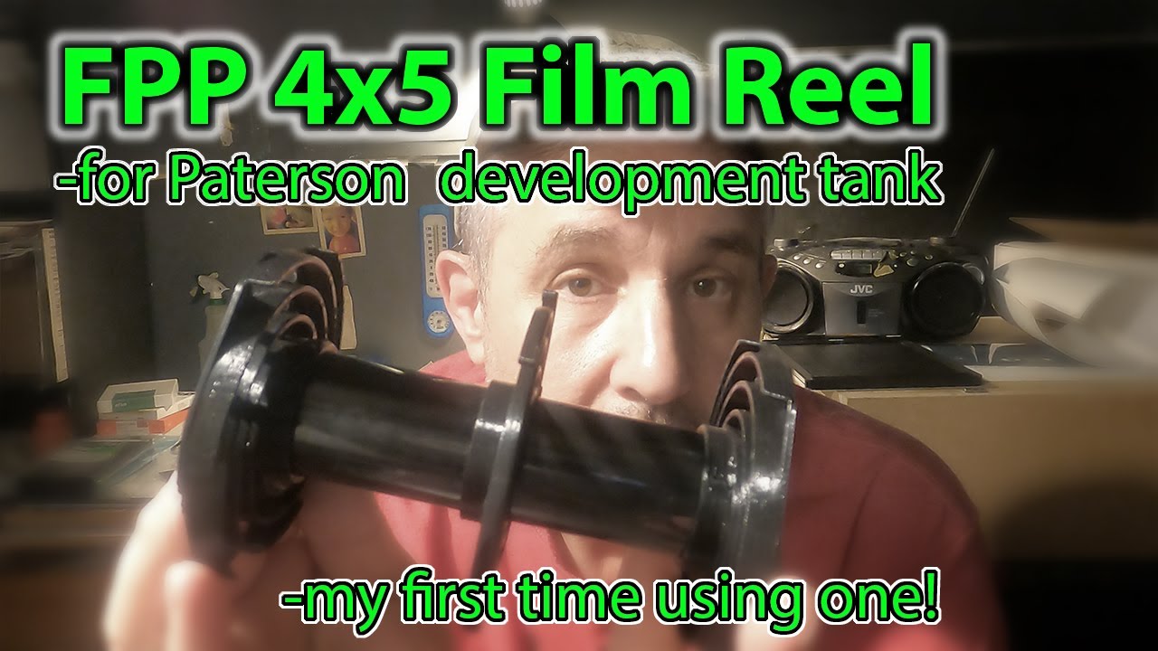 FPP 4x5 Film Developing Reel - YouTube