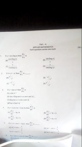 Dcet Question paper 2022 Maths solutions |20SC01T | New Syllabus ...