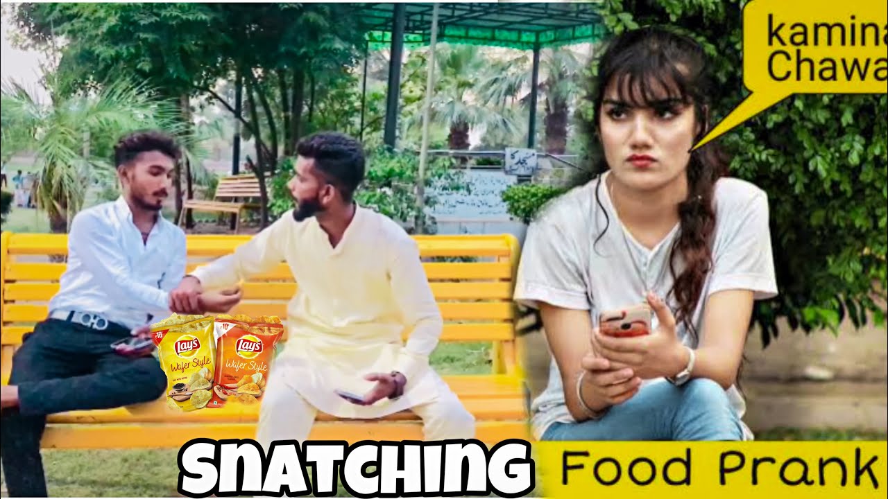 Food Snatching Prank On Public || Funny Public reaction - YouTube